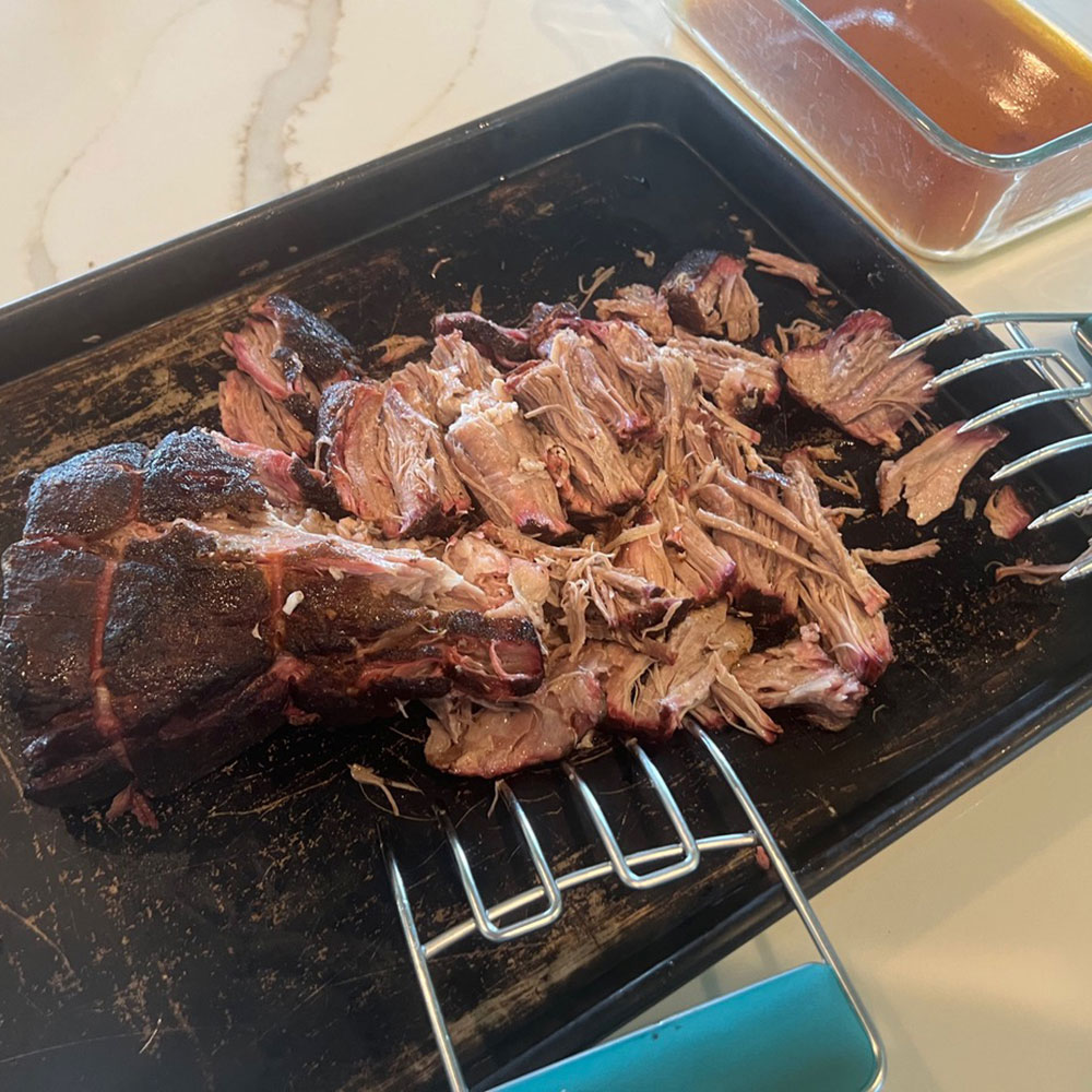 How To Cook A Daisy Pork Shoulder In The Big Green Egg | Hagbergs Meats